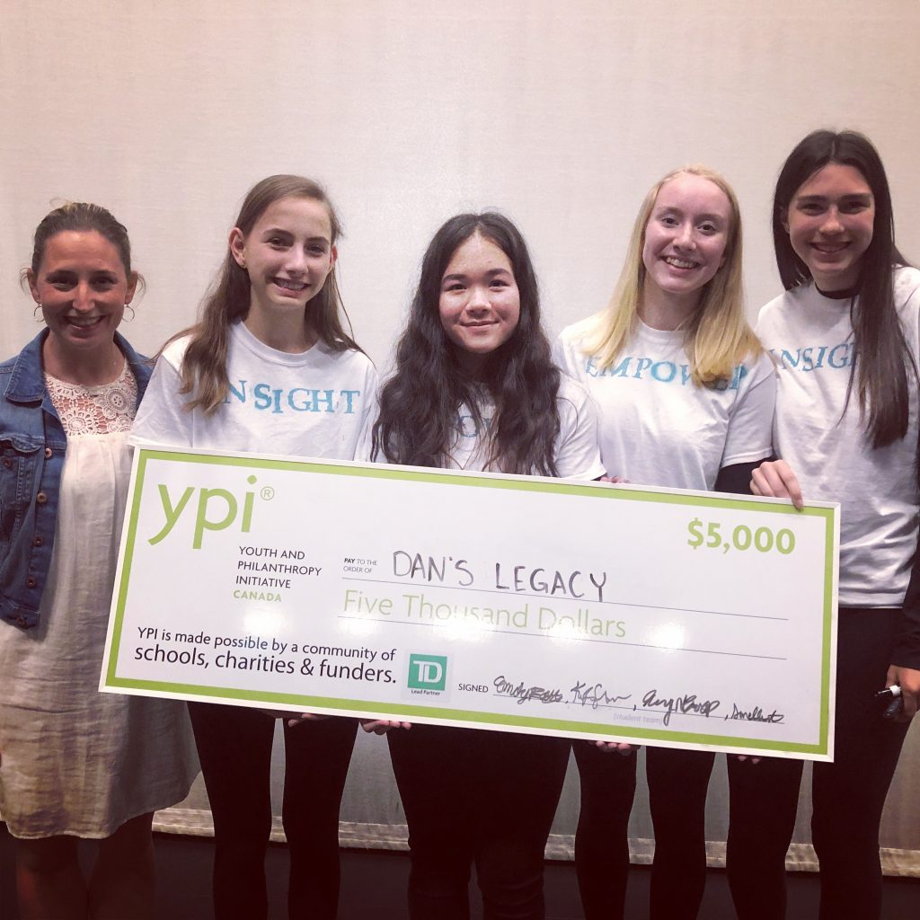 Heritage Woods Students Donate $5,000 to Dan’s Legacy - Dan's Legacy